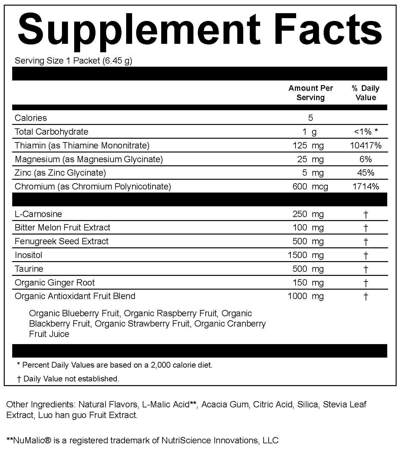 Blood Sugar Support (Tropical Citrus) – Blueshift Nutrition